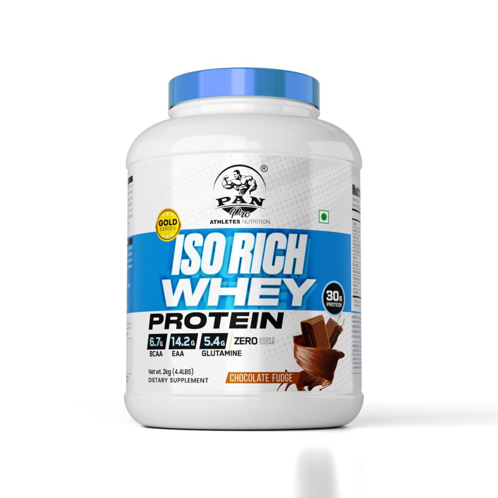 PAN Gold Series ISO RICH Whey Protein – 30g Protein, 6.7g BCAA, Zero ...